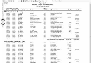 CenterPoint Accounting - Customize the General Ledger Account Activity ...