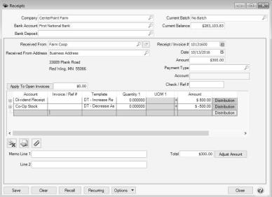 CenterPoint Accounting - Patronage Dividends