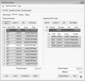 CenterPoint® Accounting - Bank Reconciliation (Reconcile an Account to ...