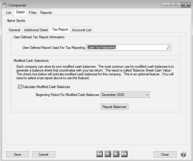 CenterPoint® Accounting - Cash Basis Reporting