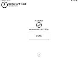 CenterPoint Time Clock - Using CenterPoint Time Clock for Employees