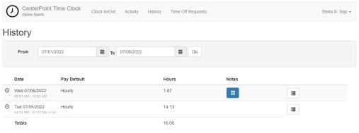 CenterPoint Payroll® - Using CenterPoint Time Clock for Employees