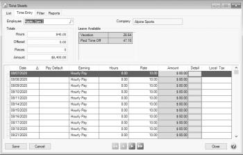 CenterPoint® Payroll - Processing a Pay Run/Pay Employees using Time Sheets