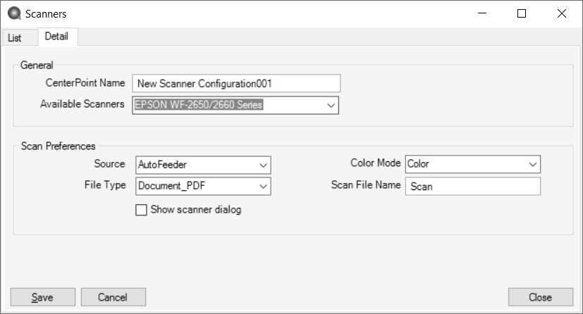 CenterPoint® Payroll - Scanning and Attaching Documents