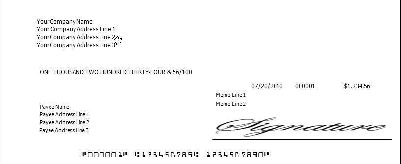CenterPoint® Accounting - Using the Check Form Designer to Print on ...