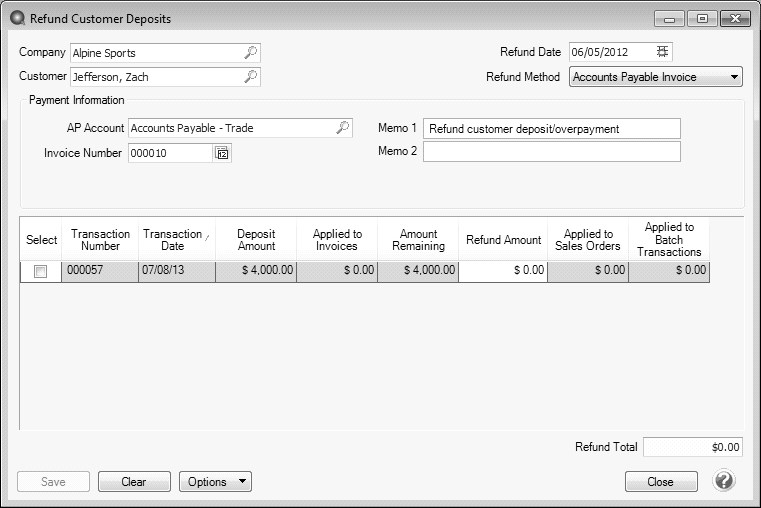 CenterPoint® Accounting for Agriculture - Customer Deposits ...