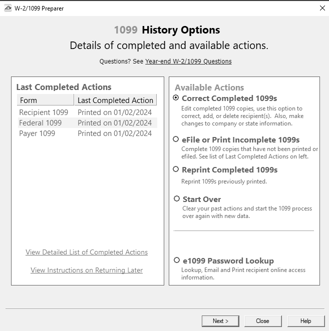 CenterPoint® Accounting for Agriculture - 1099 Forms - Prepare and ...