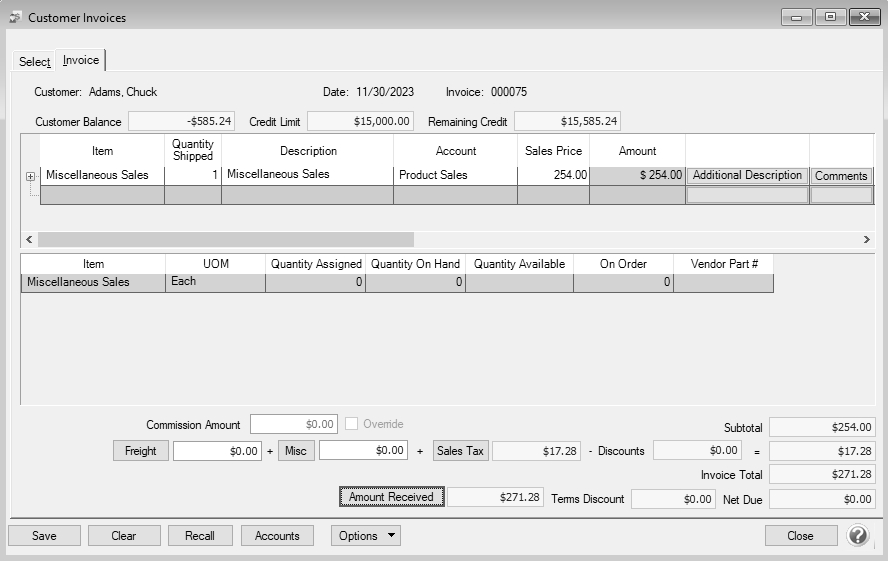 CenterPoint® Accounting for Agriculture - Customer Deposits ...