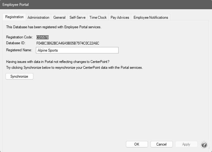CenterPoint® Payroll - CenterPoint Employee Portal Setup