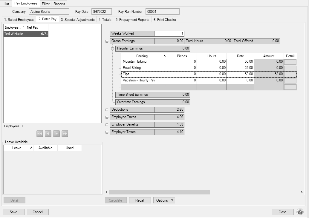 CenterPoint® Payroll - Setup & Processing of Tips