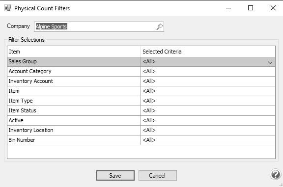 CenterPoint® Accounting for Agriculture - Conducting a Physical Inventory
