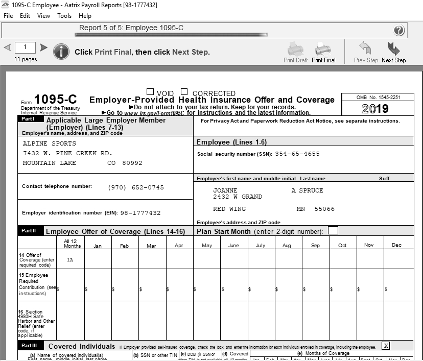 CenterPoint Fund Accounting - Affordable Care Act (ACA) Forms - Prepare ...